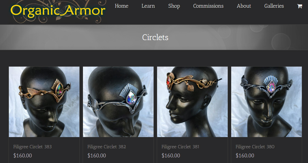New Circlets in the Shop – Organic Armor